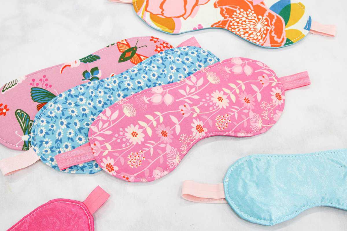 How to Sew a Sleep Eye Mask - Sweet Red Poppy