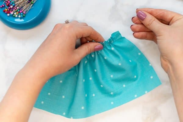 How to Gather Fabric (3 Ways!) - Sweet Red Poppy