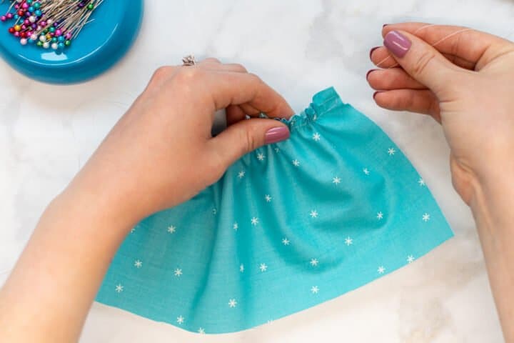 How to Gather Fabric (3 Ways!) - Sweet Red Poppy