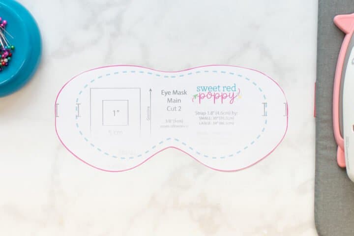 How to Sew a Sleep Eye Mask - Sweet Red Poppy