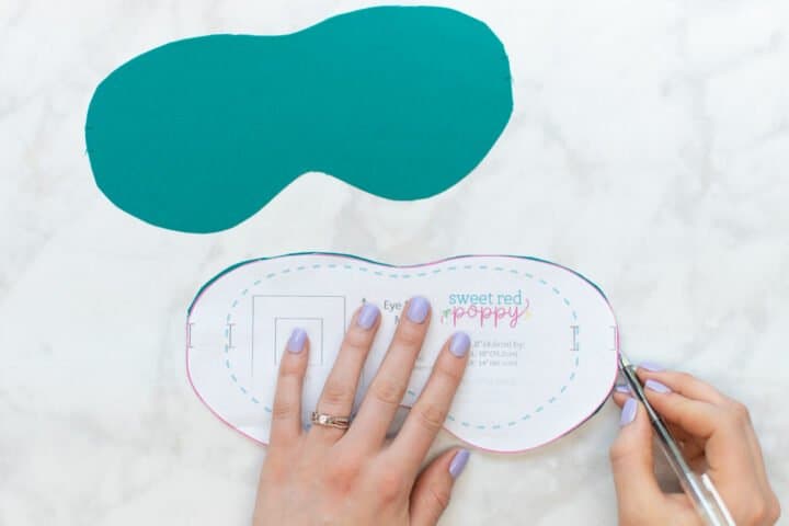 How to Sew a Sleep Eye Mask - Sweet Red Poppy