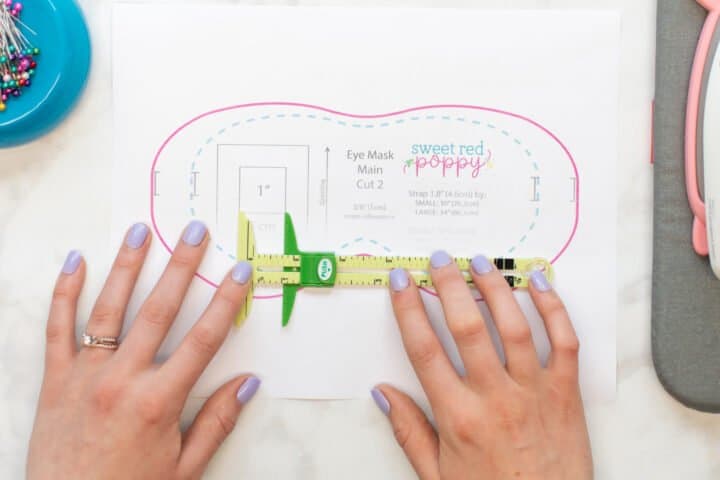 How to Sew a Sleep Eye Mask - Sweet Red Poppy