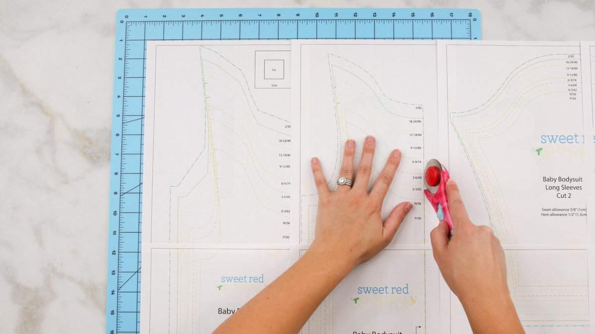 How to Sew a Baby Bodysuit - Free Pattern - Sweet Red Poppy