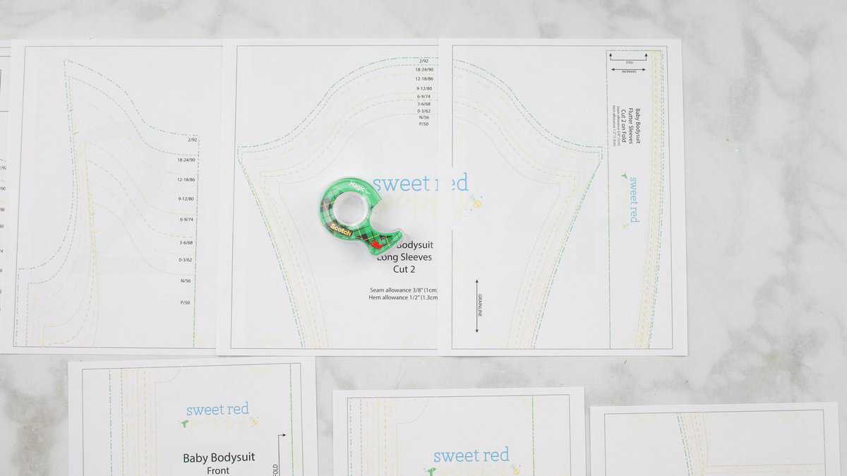 How to Sew a Baby Bodysuit - Free Pattern - Sweet Red Poppy