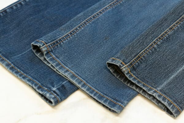 How to Hem Jeans with the Original Hem - Sweet Red Poppy