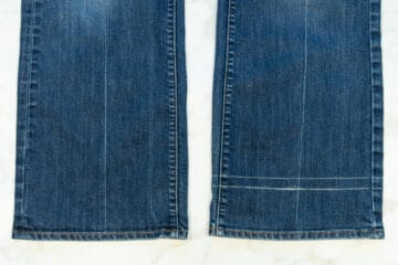 How to Hem Jeans with the Original Hem - Sweet Red Poppy