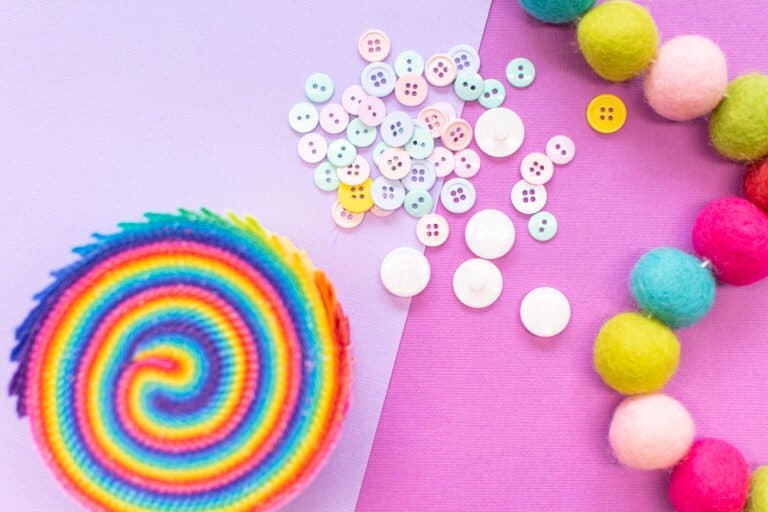 How to Sew a Button - Sweet Red Poppy