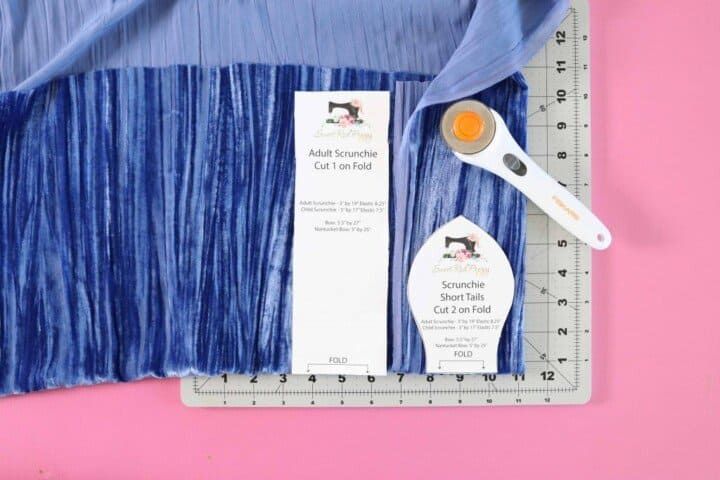 DIY How to Make A Scrunchie | Free Sewing Pattern - Sweet Red Poppy