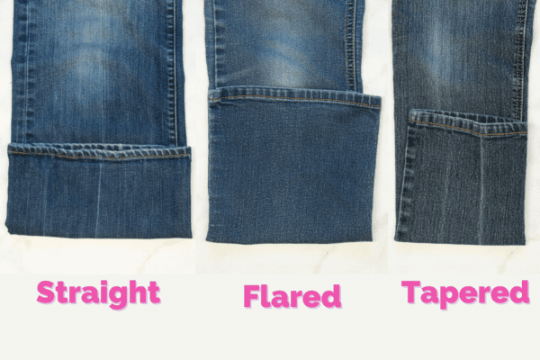 How to Hem Jeans with the Original Hem - Sweet Red Poppy