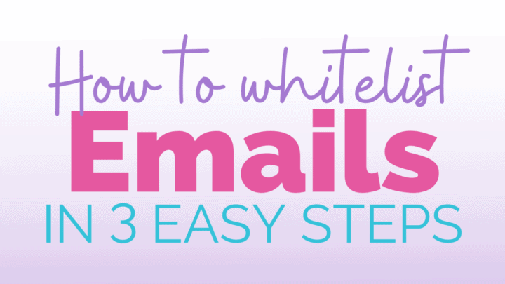 How to Whitelist Emails - Sweet Red Poppy