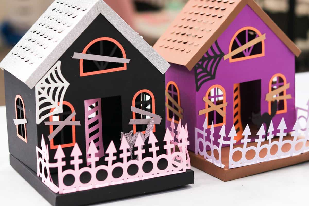 Spooky Halloween Paper House - Sweet Red Poppy