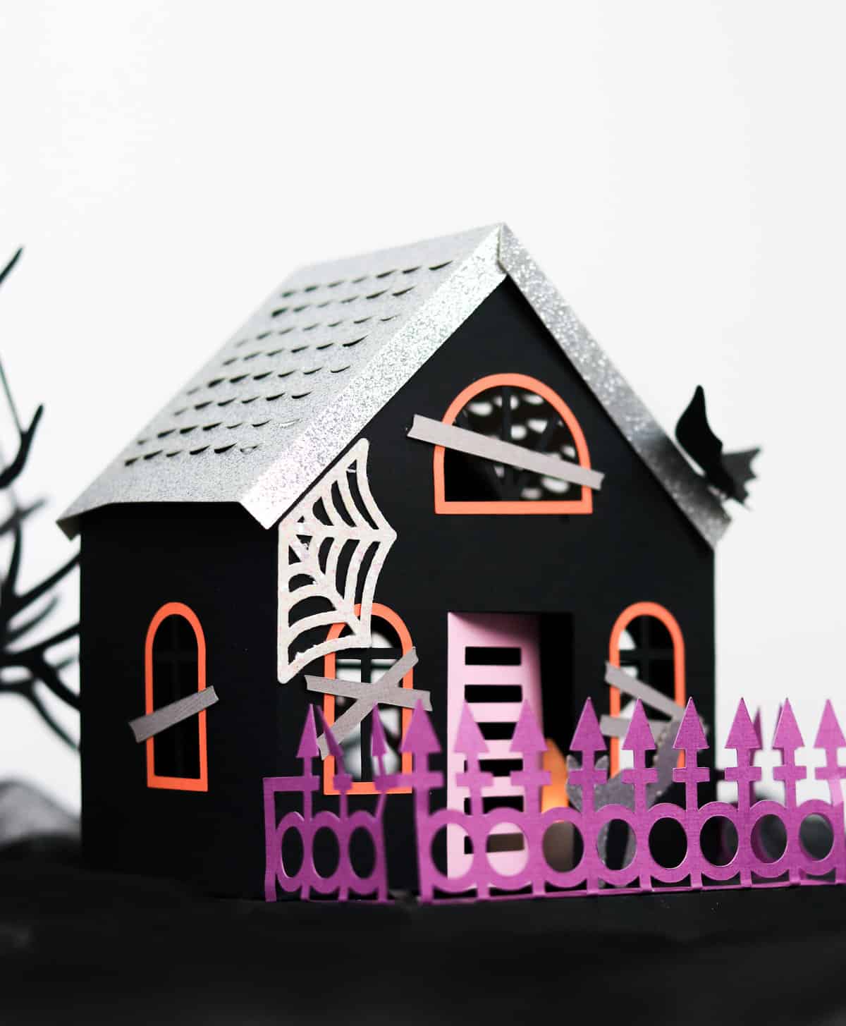 Spooky Halloween Paper House - Sweet Red Poppy
