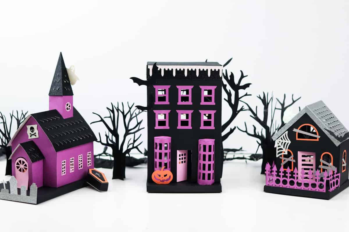Spooky Halloween Building - Sweet Red Poppy