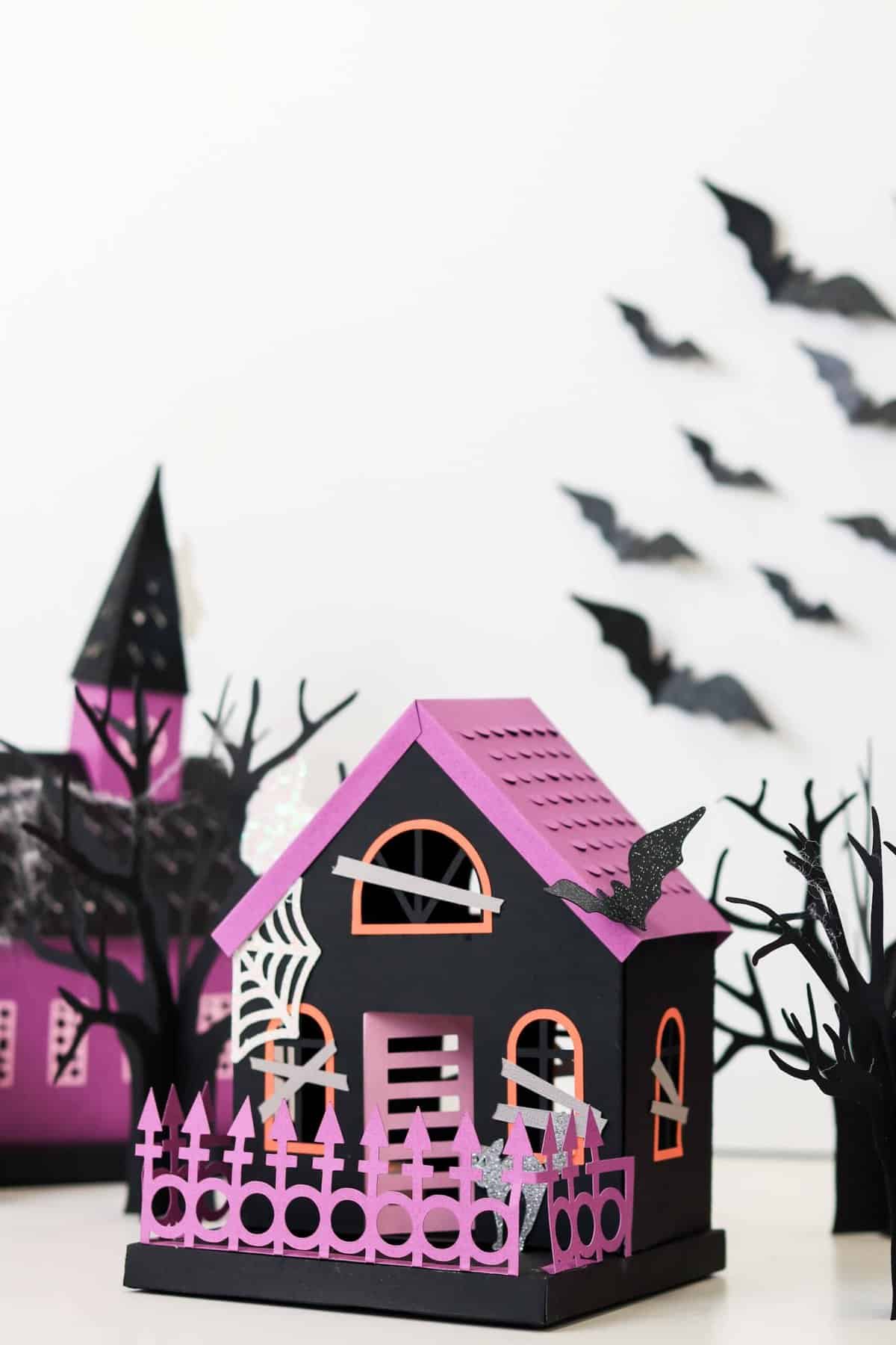 Spooky Halloween Paper House - Sweet Red Poppy