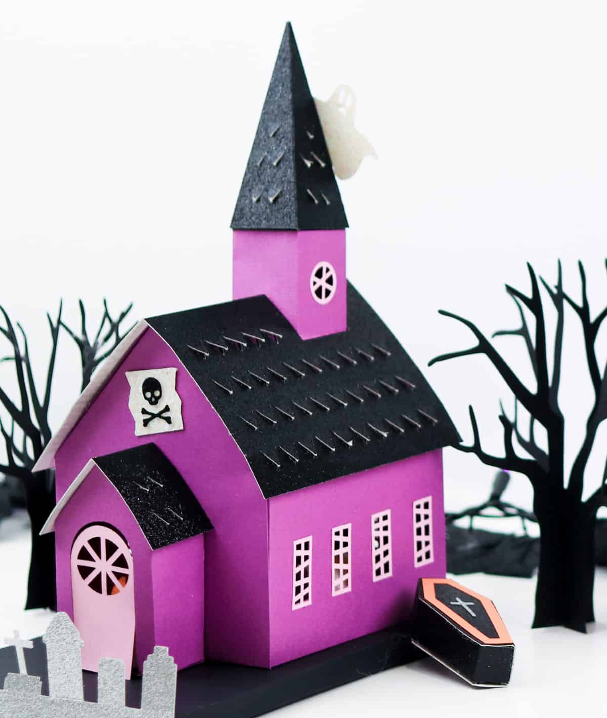 Spooky Halloween Paper Chapel - Sweet Red Poppy