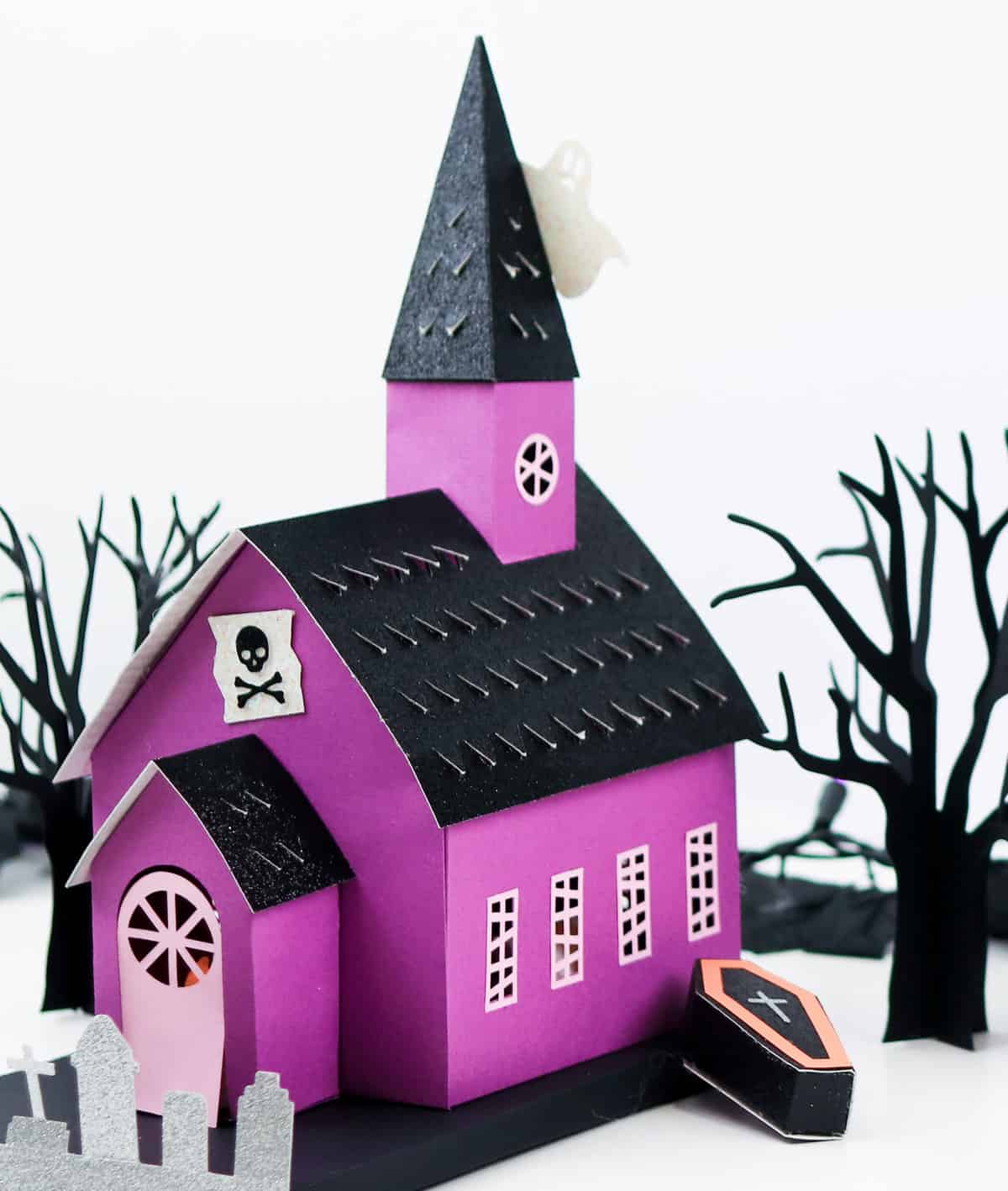 Spooky Halloween Paper Chapel - Sweet Red Poppy