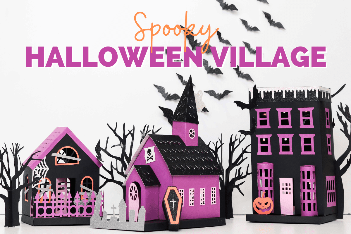 Spooky Halloween Paper House - Sweet Red Poppy