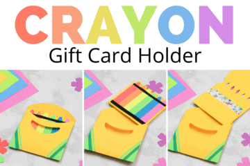 Back-To-School Crayon Gift Card Holder - Sweet Red Poppy