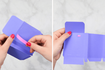 Back-To-School Paper Backpack Gift Card Holder - Sweet Red Poppy