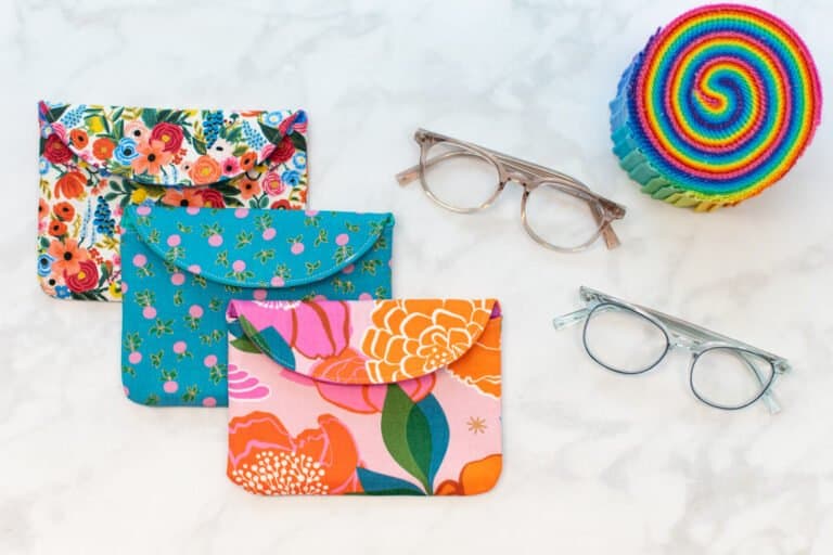 DIY Glasses Case | Free Sewing Pattern - Sweet Red Poppy