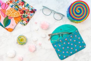 DIY Glasses Case | Free Sewing Pattern - Sweet Red Poppy