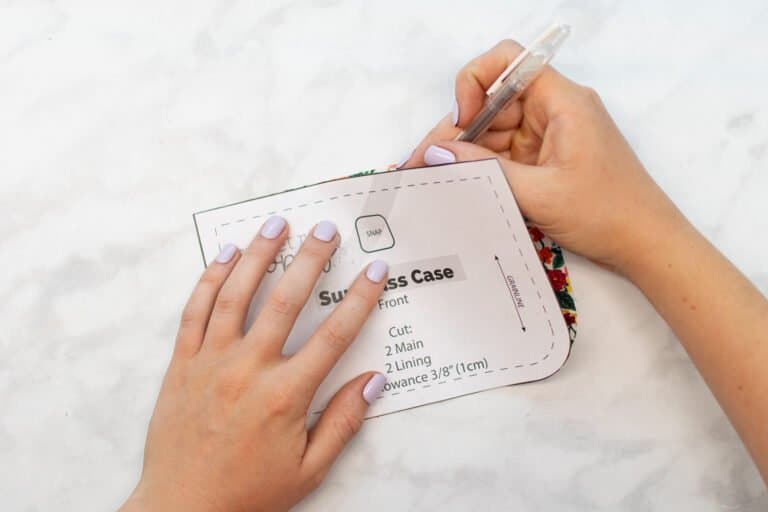 DIY Glasses Case | Free Sewing Pattern - Sweet Red Poppy