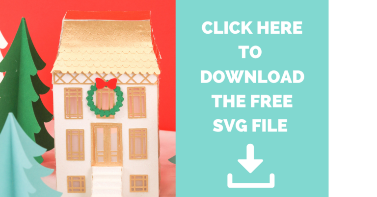 3D Paper Christmas Condo - Sweet Red Poppy