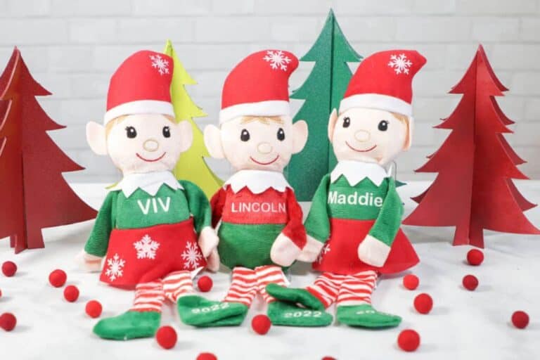 Make Dollar Tree Christmas Elves Personalized - Sweet Red Poppy