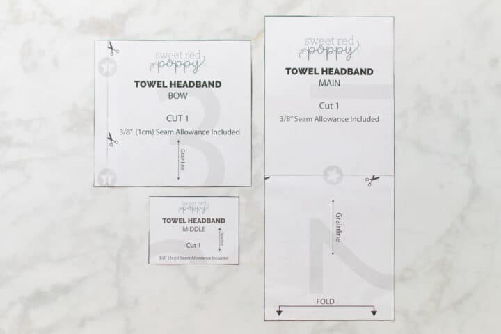 DIY Facial Headband | Free Sewing Pattern - Sweet Red Poppy