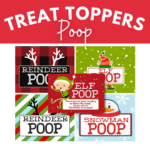 Christmas Treat Printable Bag Topper - Sweet Red Poppy