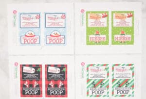 Christmas Treat Printable Bag Topper - Sweet Red Poppy