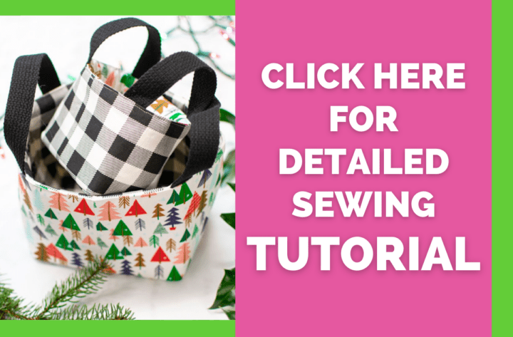 Reusable Holiday Gift Baskets - Sweet Red Poppy