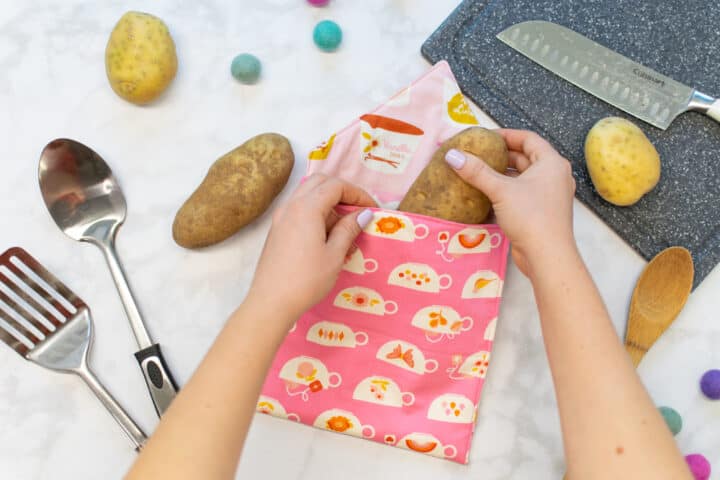 Microwave Potato Bag Pattern | Make Perfect "Baked" Potatoes - Sweet ...