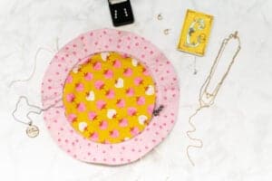 Easy DIY Travel Jewelry Organizer Sewing Pattern - Sweet Red Poppy