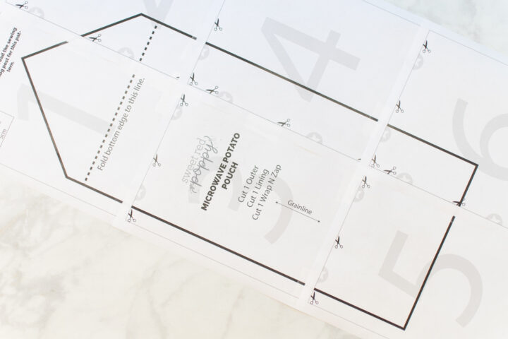 Microwave Potato Bag Pattern | Make Perfect "Baked" Potatoes - Sweet ...