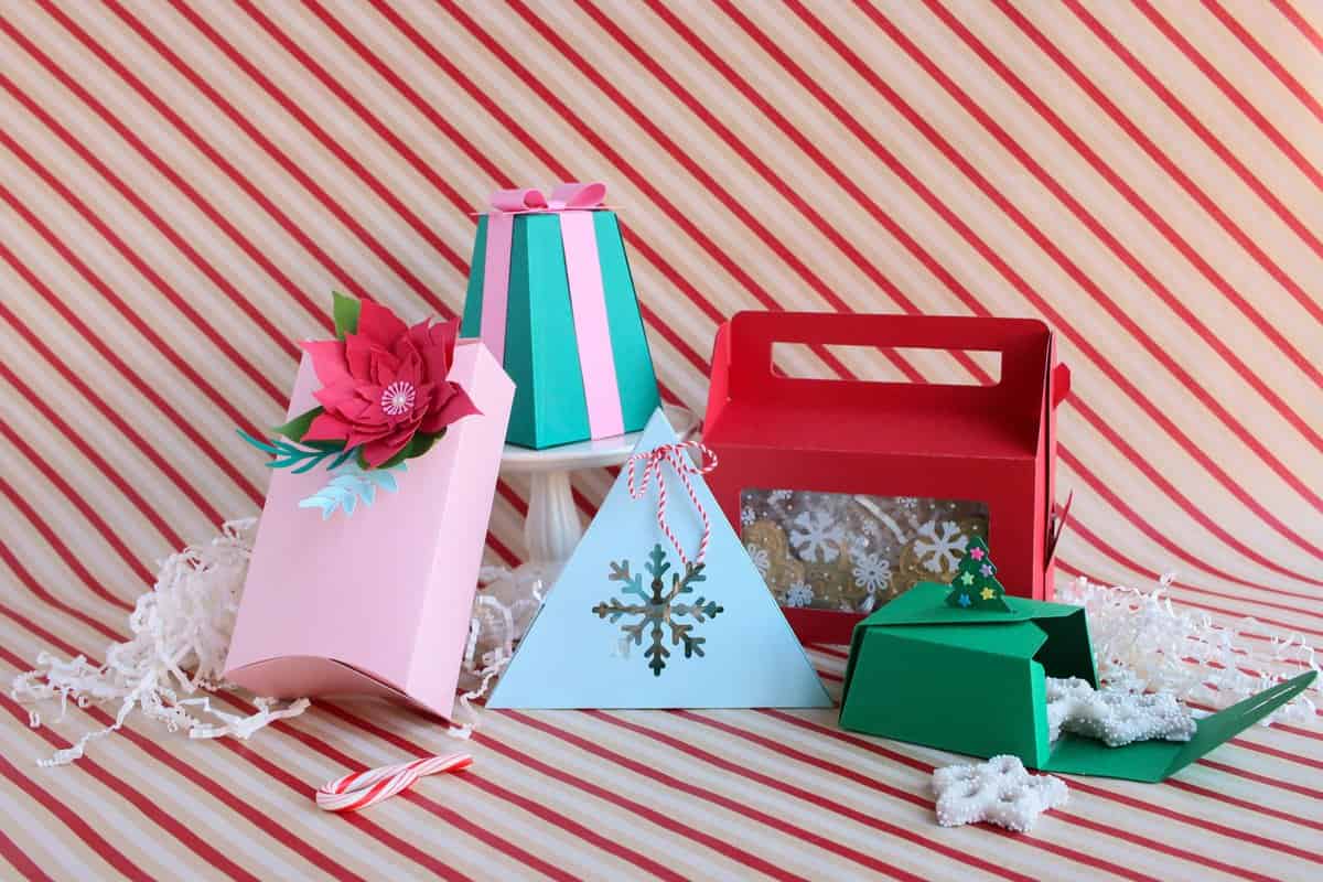 5 Cricut Gift Box Template SVG Files - Sweet Red Poppy