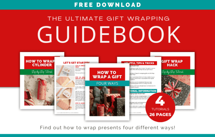 How to Wrap a Gift - Four Ways - Sweet Red Poppy