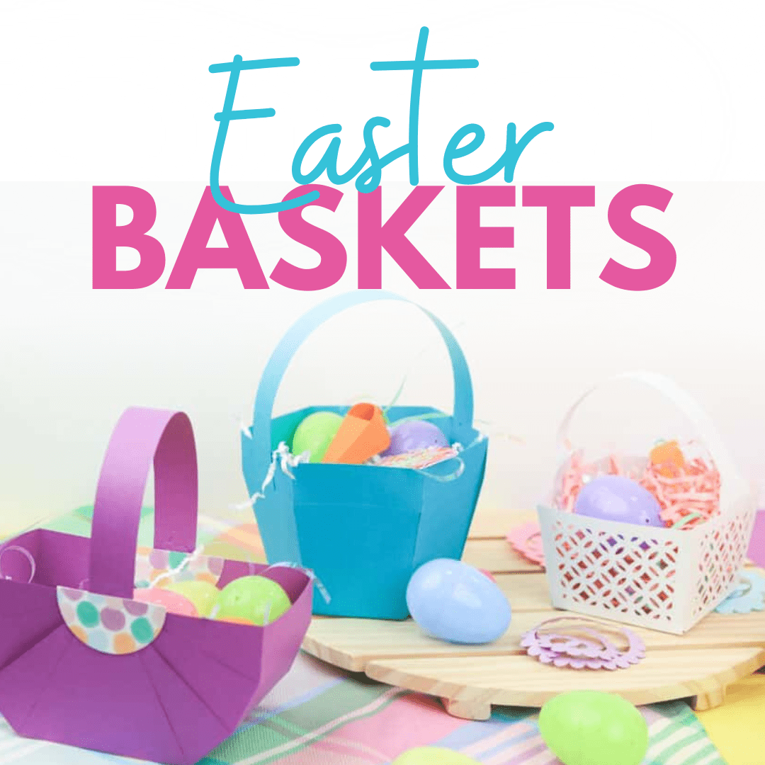 3D Easter Basket SVG Cut Files - Sweet Red Poppy