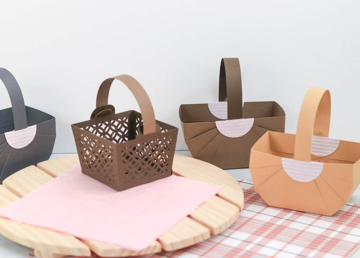 3D Easter Basket SVG Cut Files - Sweet Red Poppy