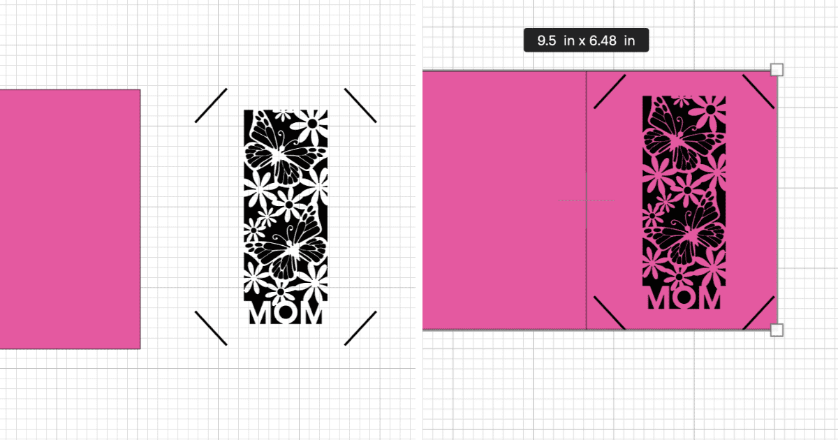 DIY Layered Butterfly and Flower Mother's Day Card Template - Sweet Red ...