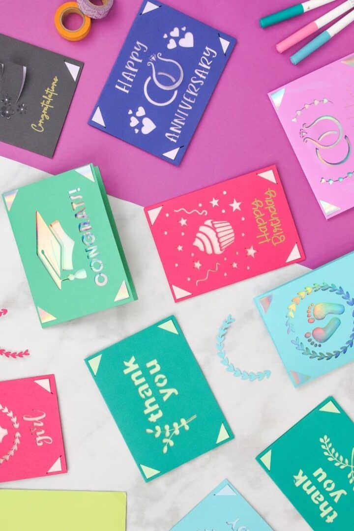 How to Use the Cricut 2x2 Card Mat - Sweet Red Poppy