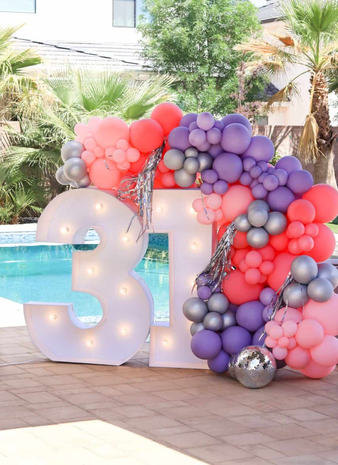 How to Make Giant Marquee Numbers with Foam Boards - Sweet Red Poppy