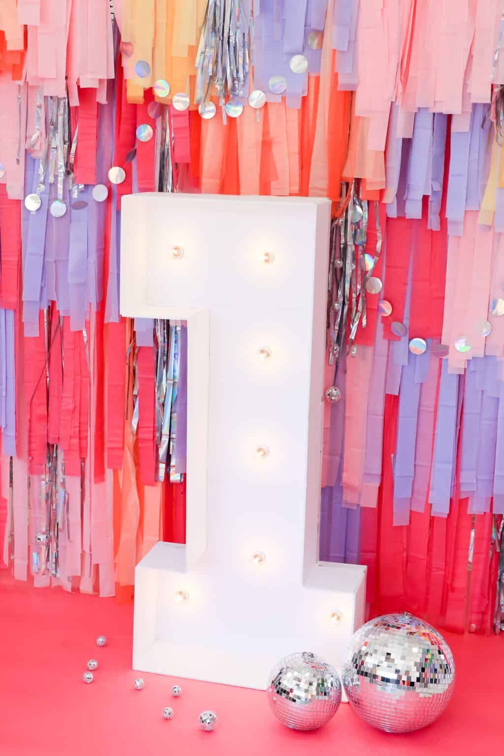 How to Make Giant Marquee Numbers with Foam Boards - Sweet Red Poppy