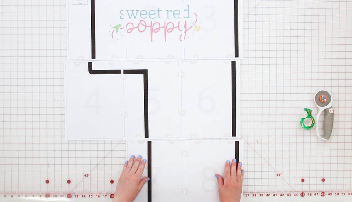 How to Make Giant Marquee Numbers with Foam Boards - Sweet Red Poppy