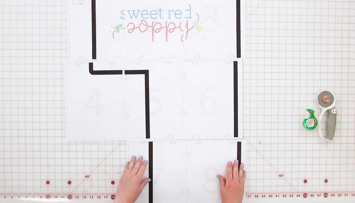 How to Make Giant Marquee Numbers with Foam Boards - Sweet Red Poppy