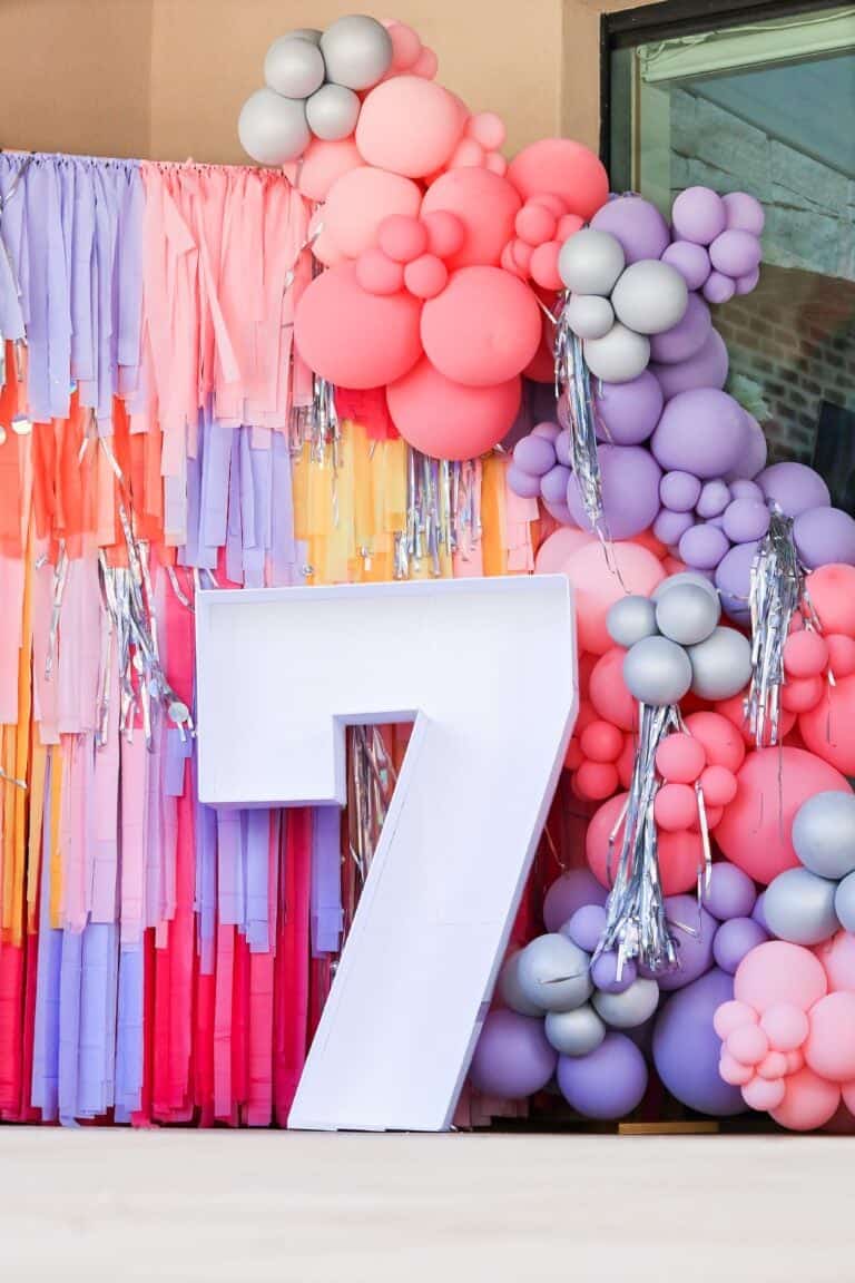 DIY Tablecloth Party Backdrop - Sweet Red Poppy