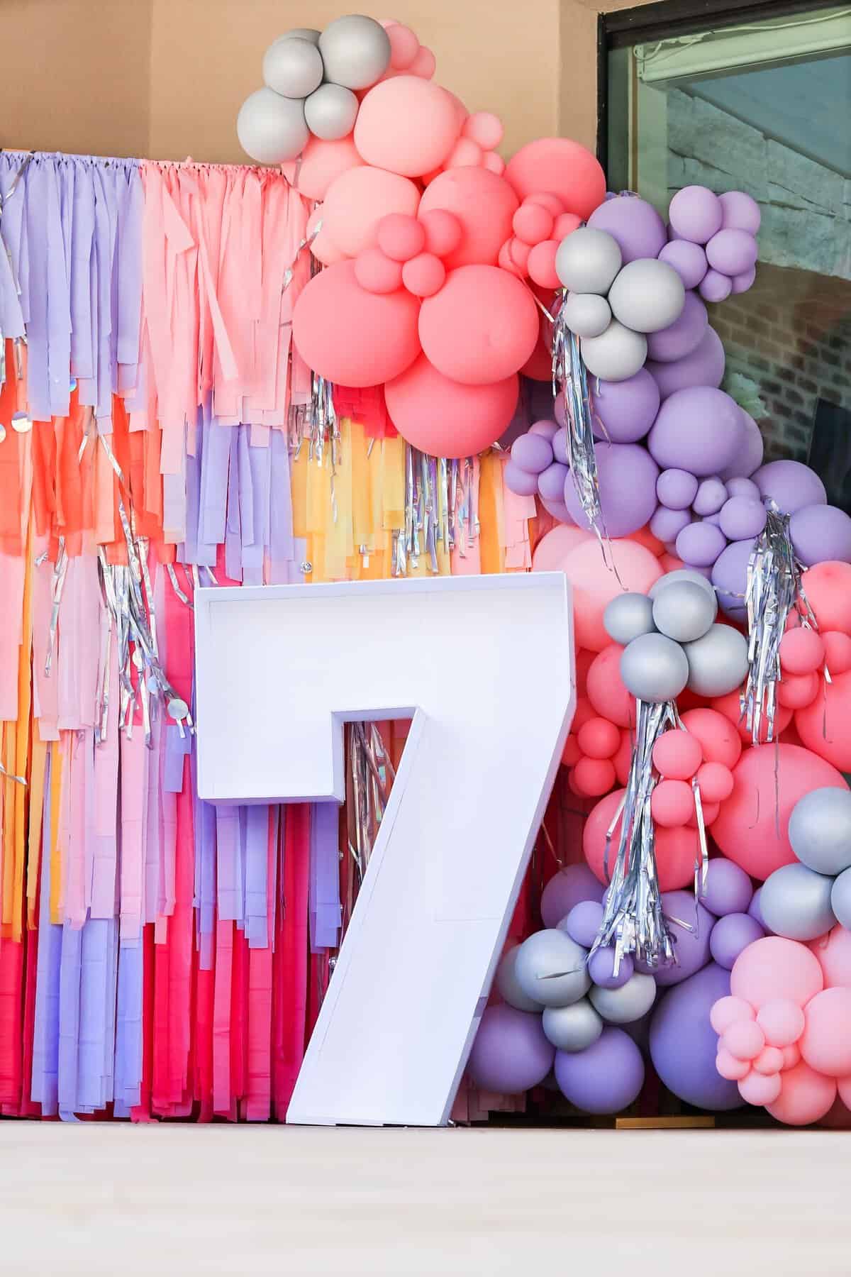 DIY Tablecloth Party Backdrop - Sweet Red Poppy