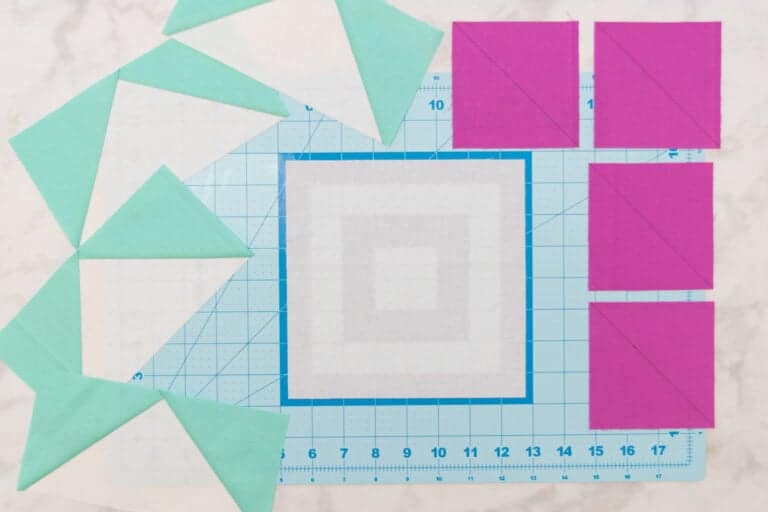Flying Geese Quilt Block: Easy, No Waste Method - Sweet Red Poppy