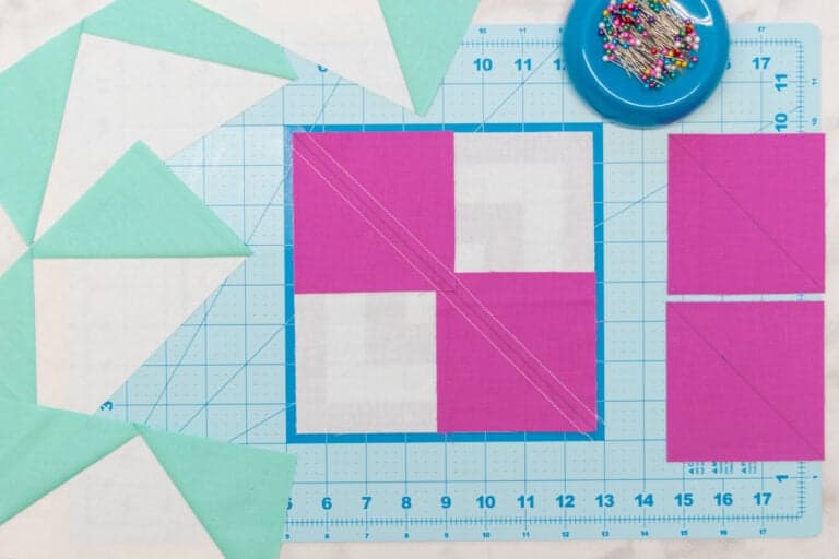 Flying Geese Quilt Block: Easy, No Waste Method - Sweet Red Poppy