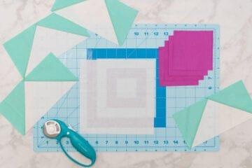 Flying Geese Quilt Block: Easy, No Waste Method - Sweet Red Poppy